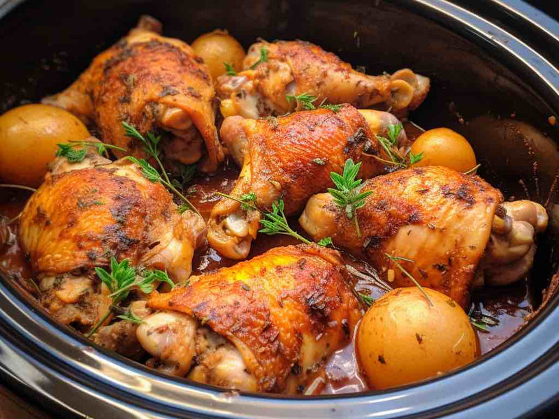 Savoring the Slow Cooked Magic: Crockpot Barbecue Chicken Legs – One ...