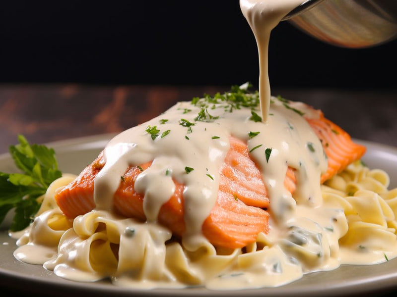 Weeknight Elegance: Quick Salmon with Alfredo – One Stop Halal